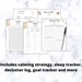 Self Care Planner, Printable Anxiety Worksheets, Anxiety Prevention ...