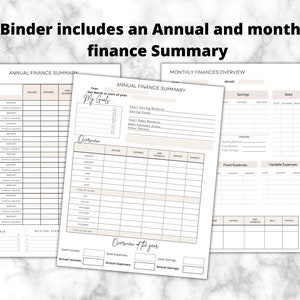 Finance Planner Bundle, Savings Tracker Bundle, Budget Planner ...