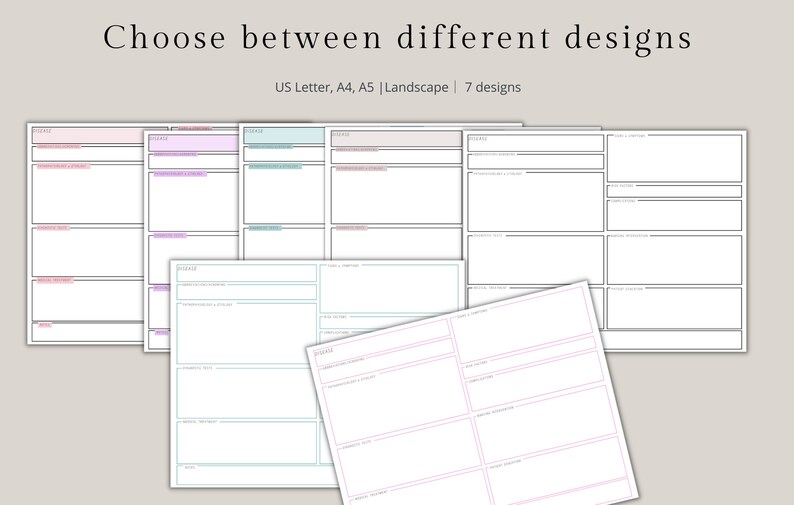 Med Surg Study Template Medical Surgical Nursing Template - Etsy