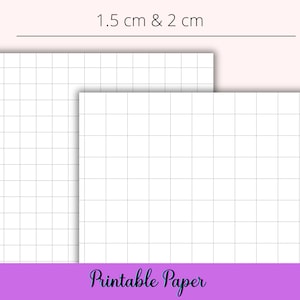Graph Paper Bundle, Printable Graph Grid Paper, Squared Paper, Digital ...