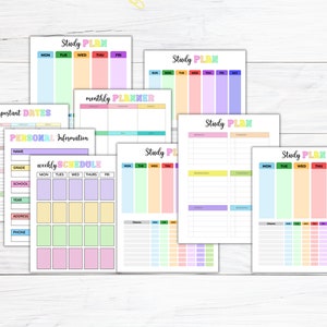 School Planner 2024 2025 EDITABLE School Planner Fillable Homeschool ...