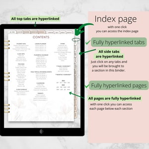 Digital Teacher Planner With Hyperlinks for Goodnotes, Notability, Xodo ...