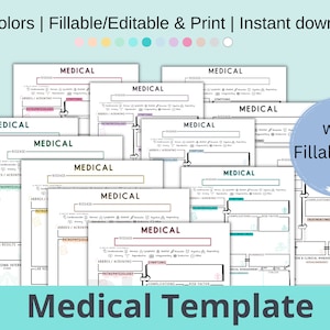 Fillable Medical Surgical Template | Editable Med Surg Map | Nursing ...