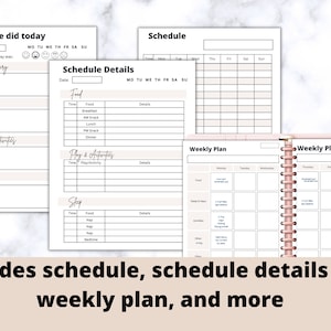 EDITABLE Babysitter Planner Fillable Editable Nanny Binder Nanny Guide ...