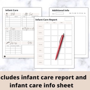 EDITABLE Babysitter Planner Fillable Editable Nanny Binder Nanny Guide ...