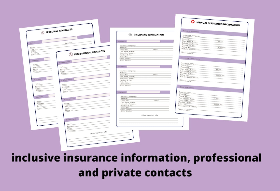 End of Life Planner Final Wishes Planner Printable Legacy - Etsy