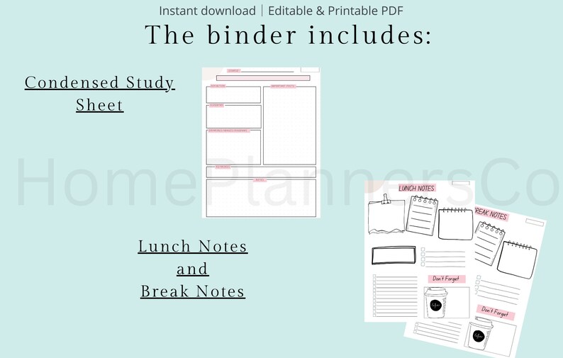 EDITABLE Nurse Medical Study Notes Templates | Clinical Skills Nursing ...