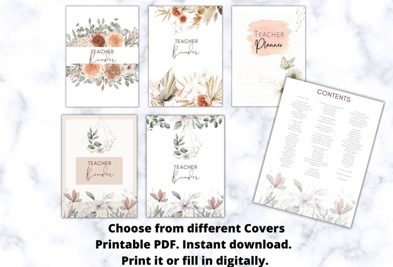 Teacher Planner 2026-2027 Plus Binder,lesson Planner Printable Teaching ...