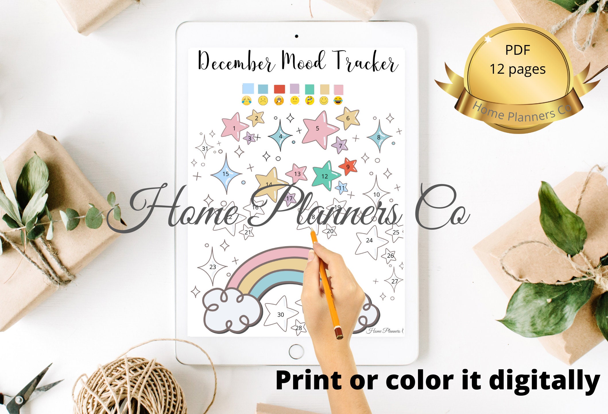 Mood Tracker Bundle 12 Mood Trackersmood Tracker - Etsy