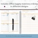 Household Inventory Tracker Pages, Household List,toiletry Inventory ...