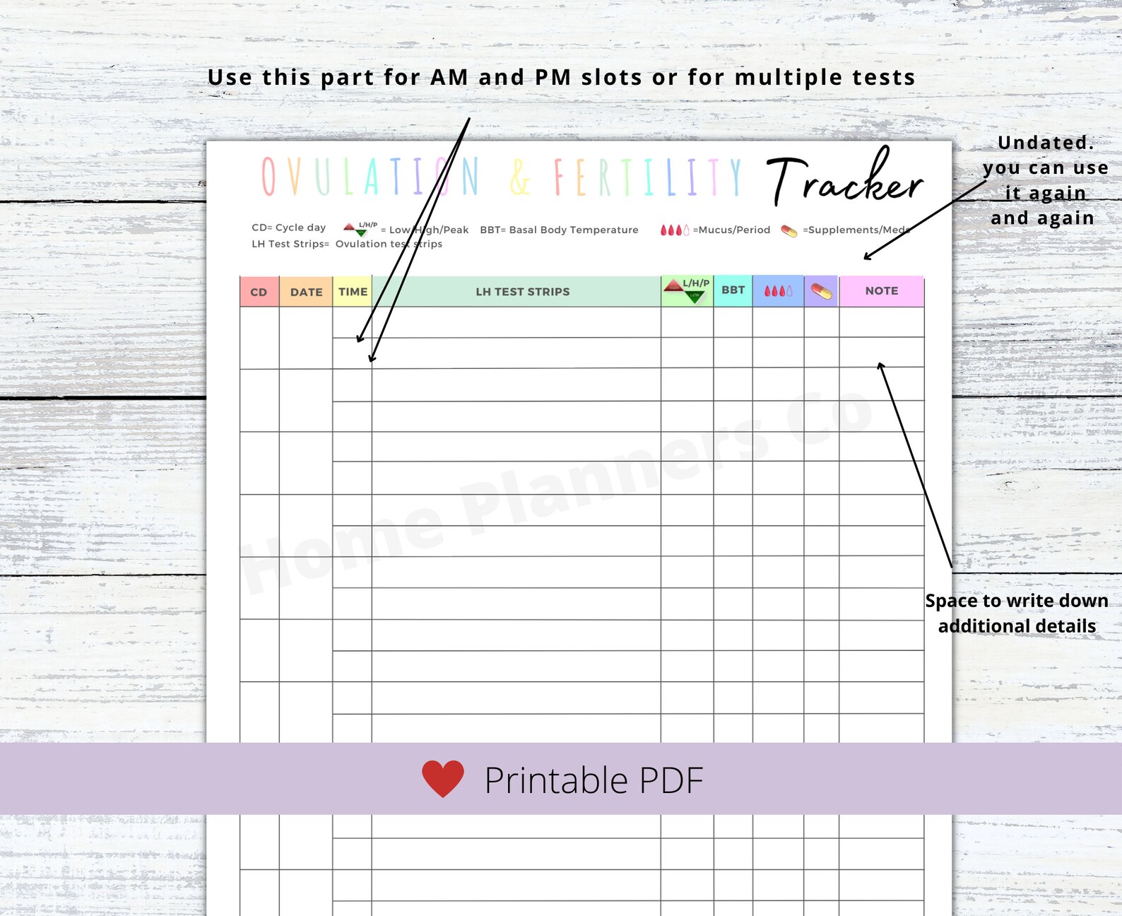 Ovulation & Fertility Test Strips Tracker, Pregnancy Tracker,fertility ...