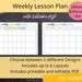 Editable Subject Lesson Plan Template, Printable Digital Lesson Planner ...