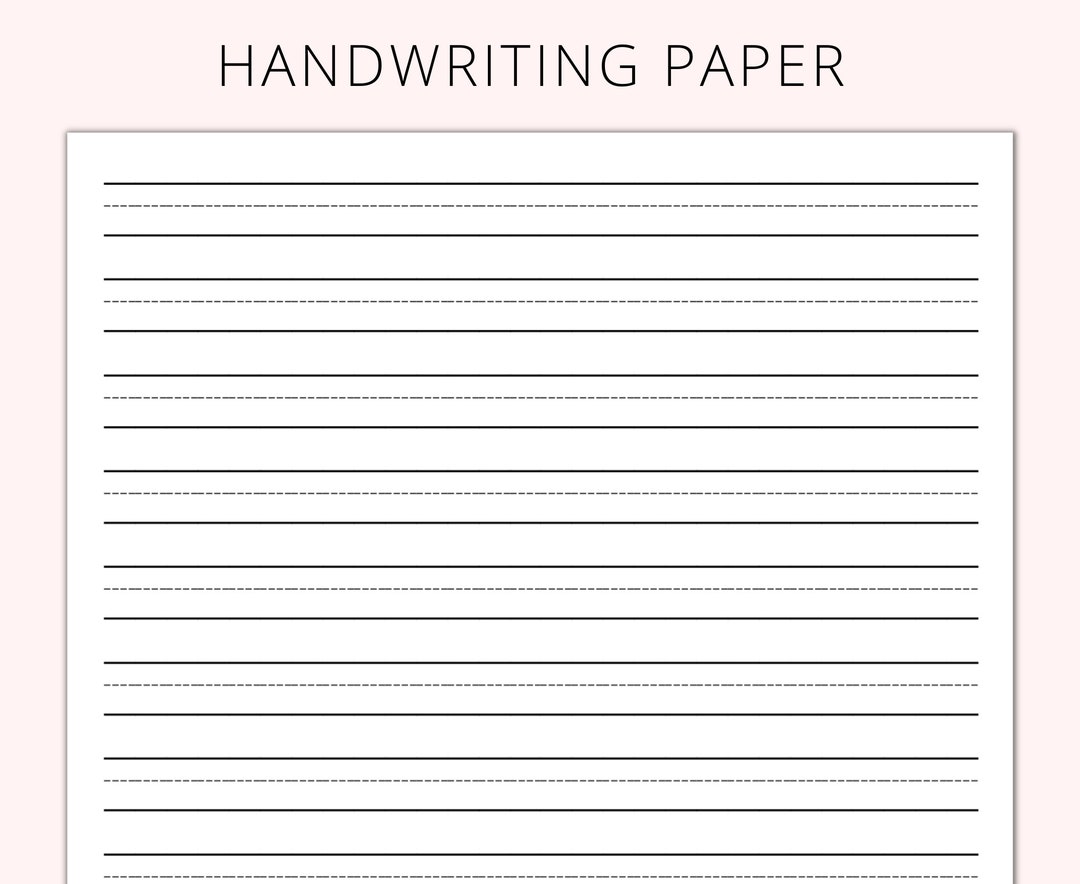 Practice Writing Paper Handwriting Paper Handwriting Sheet Calligraphy ...
