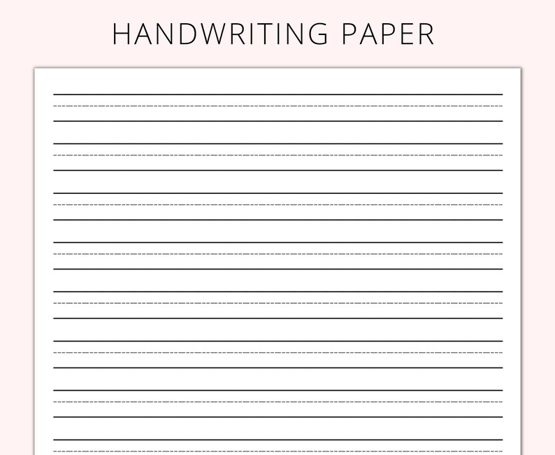Practice Writing Paper Handwriting Paper Handwriting Sheet Calligraphy ...