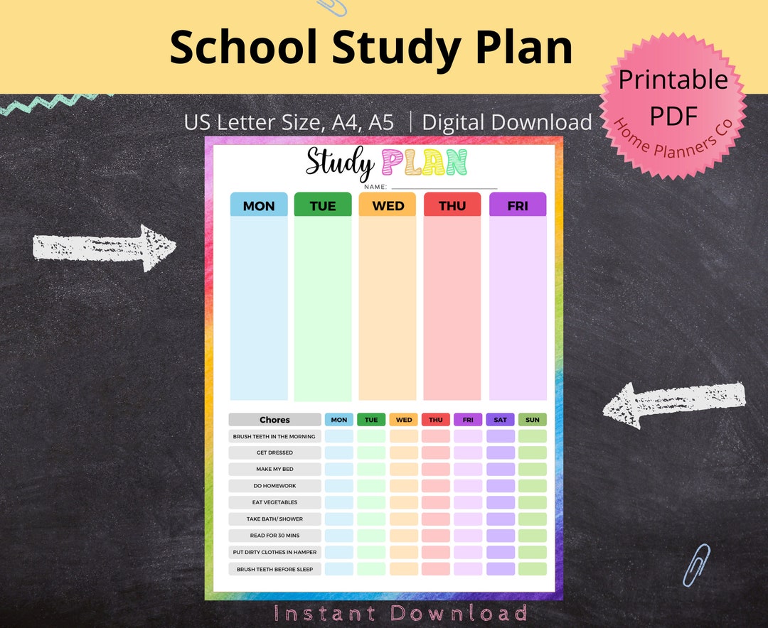 School Study Plan simple Weekly Lesson Plan Template-preschool ...