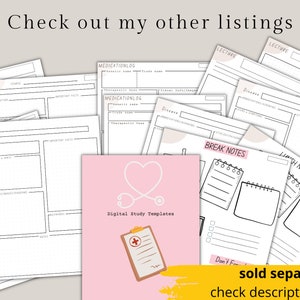 Med Surg Study Template, Medical Surgical Template, Nursing Student ...