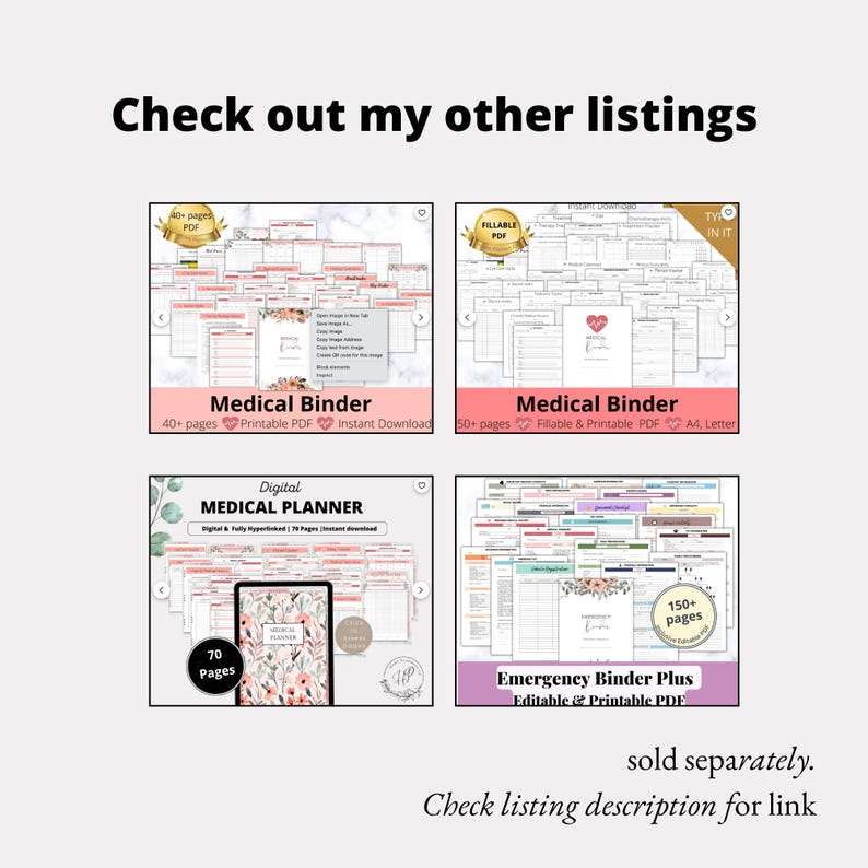 Medical Test Tracker Printable, Health Tracker, Doctor Visit Log, Lab ...