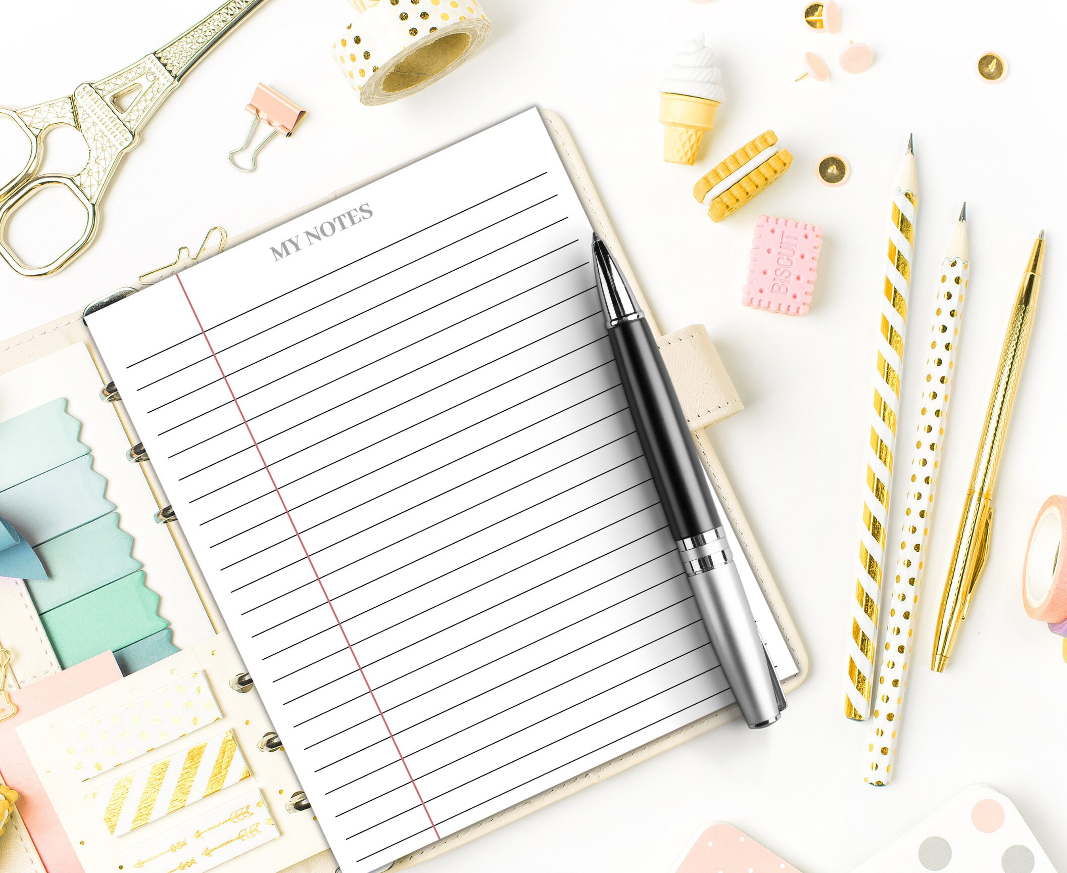 Printable Paper Notes Method Pages Insert Pages Printable - Etsy