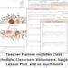 Teacher Planner Printable Teacher Binder,lesson Planner Printable ...