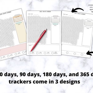 Addiction Recovery Worksheets| Sobriety Worksheets | Sobriety Planner ...