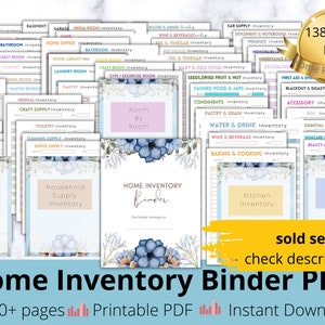Food Inventory Tracker Page Printable Kitchen Inventory,pantry ...