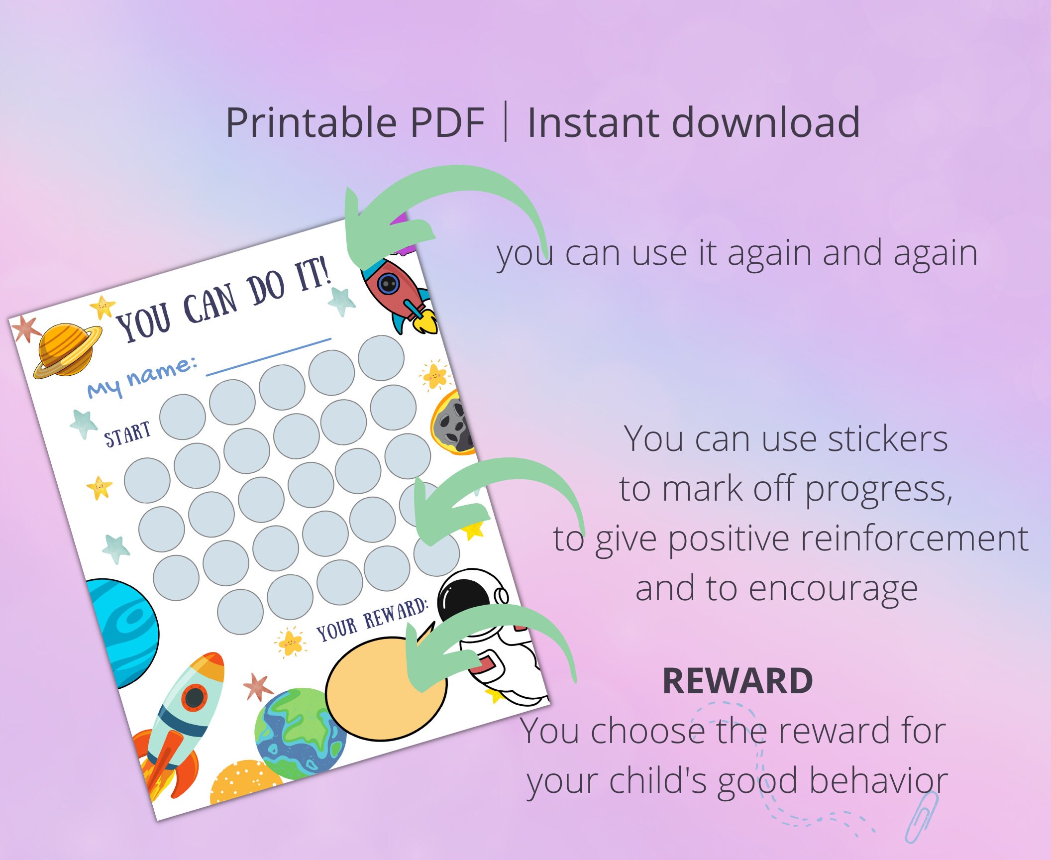 Printable Reward Chart For Kids Good Parenting Solution, 43% OFF