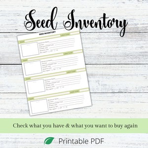 Garden Planner, Seed Inventory, Expense Tracker,shopping List,garden ...