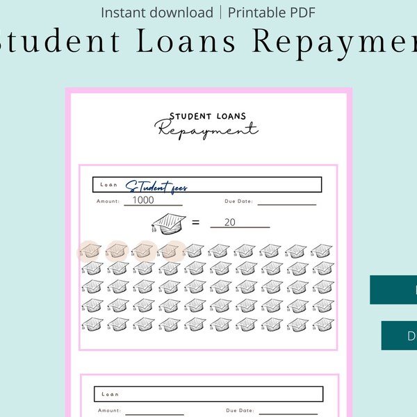 Student Loan - Etsy