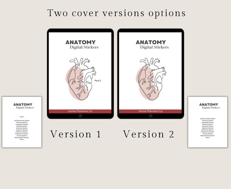 200 Anatomy Stickers Bundle Anatomy Imagesgoodnotes - Etsy