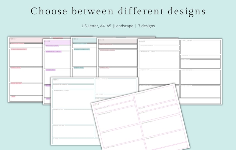 Med Surg Study Template, Medical Surgical Template, Nursing Student ...