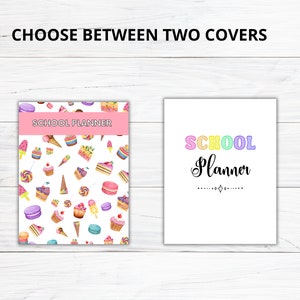 School Planner 2024- 2025 EDITABLE School Planner Fillable Homeschool ...