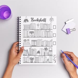 Printable Reading Tracker, Bookshelf Tracker, Reading Challenge ...