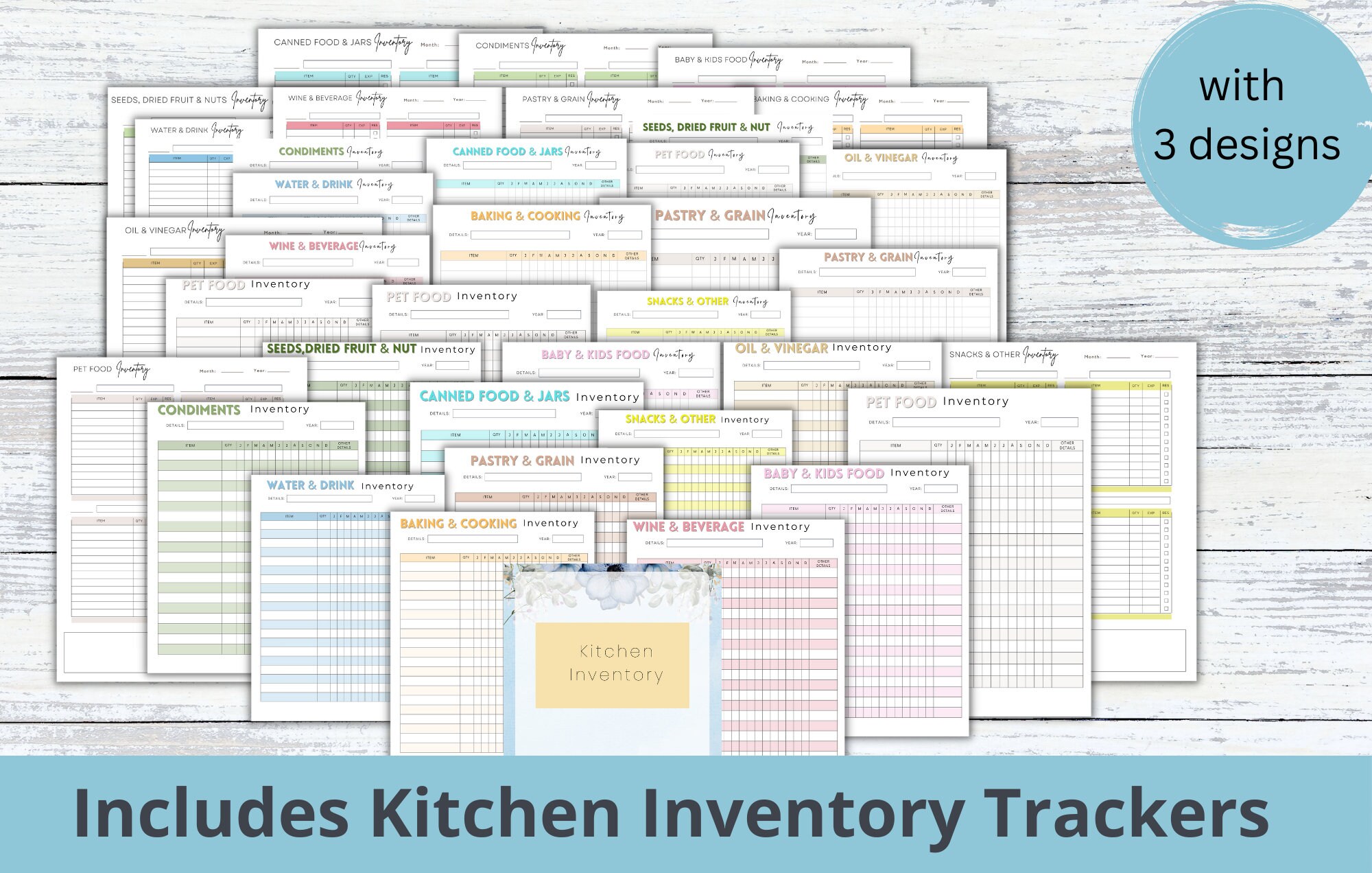 Home House Inventory Tracker Pagesroom by Room Inventoryfood - Etsy