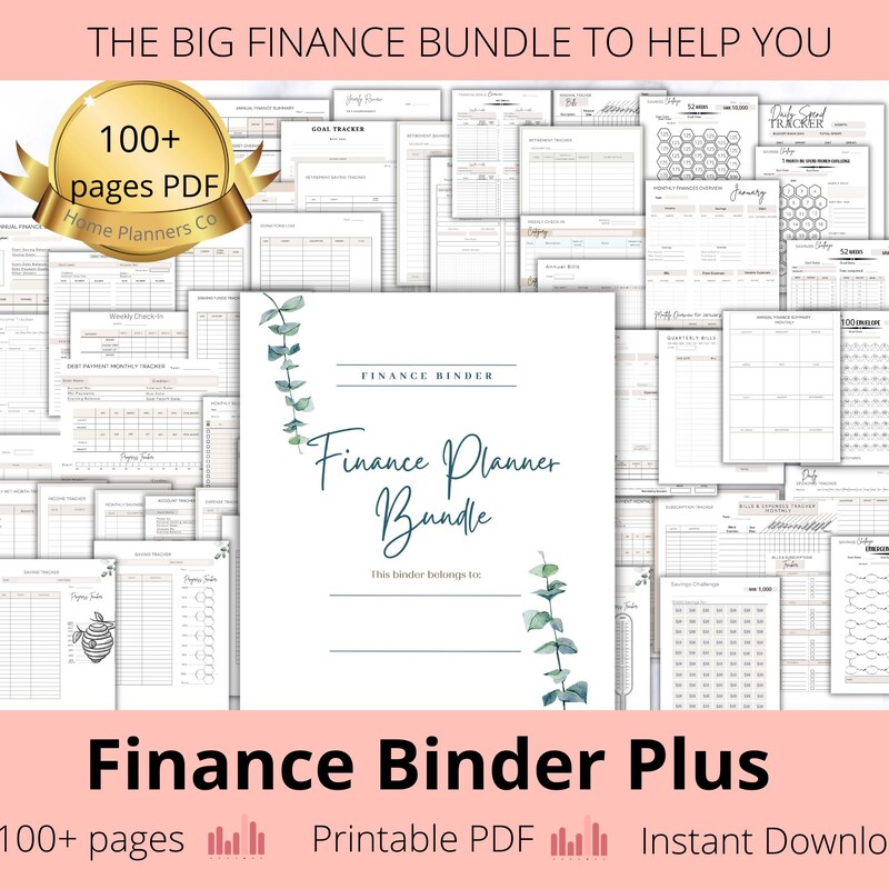 Finance Binder - Etsy