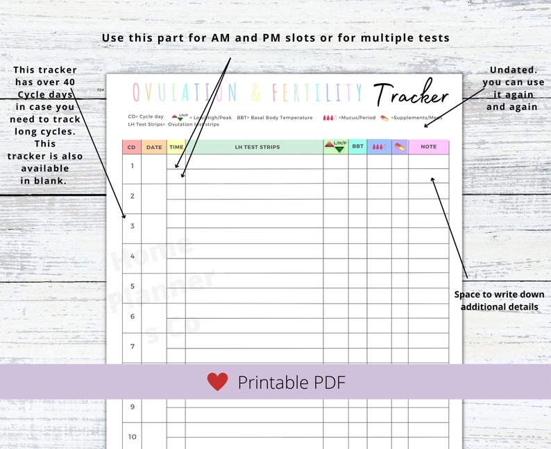 Fertility Binder| Fertility Planner| Trying to Conceive Planner ...