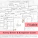 EDITABLE Babysitter Planner Fillable Editable Nanny Binder Nanny Guide ...