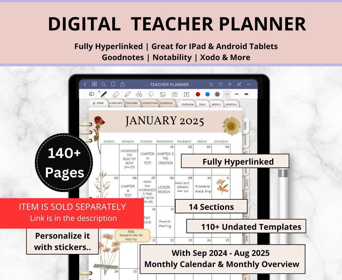 2025-2026 Editable School Calendar Template for School, Classroom ...