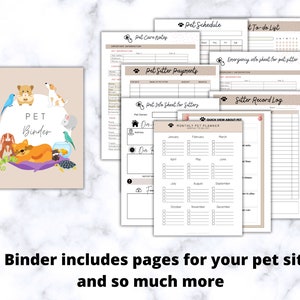 Pet Binder Plus, Pet Planner, Pet Health Tracker, Pet Medical Planner ...