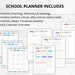 School Planner 2024 2025 EDITABLE School Planner Fillable Homeschool ...