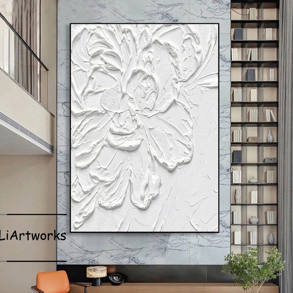 White Texture Wall Art - Etsy
