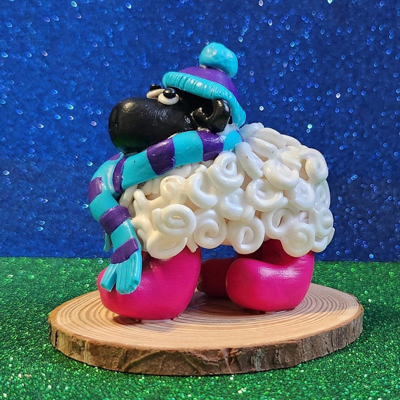 Polymer Clay Lamb - Etsy