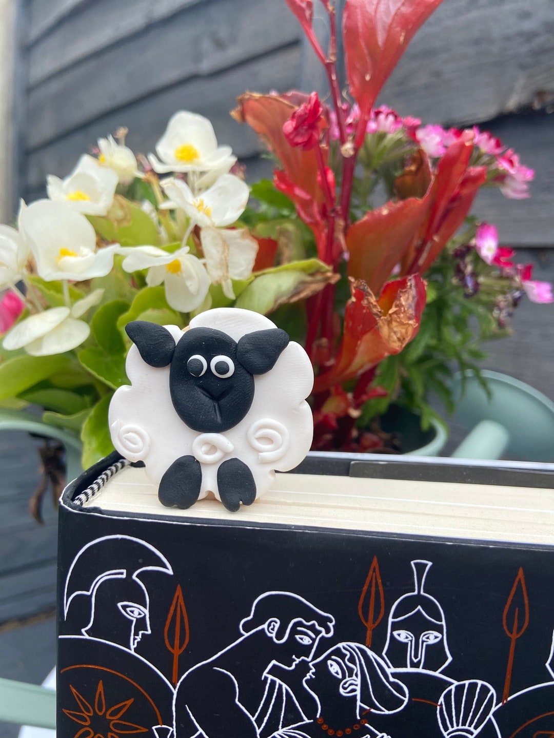 Handmade Bookmark, White Sheep, Lamb, Polymer Clay, Page Keeper - Etsy