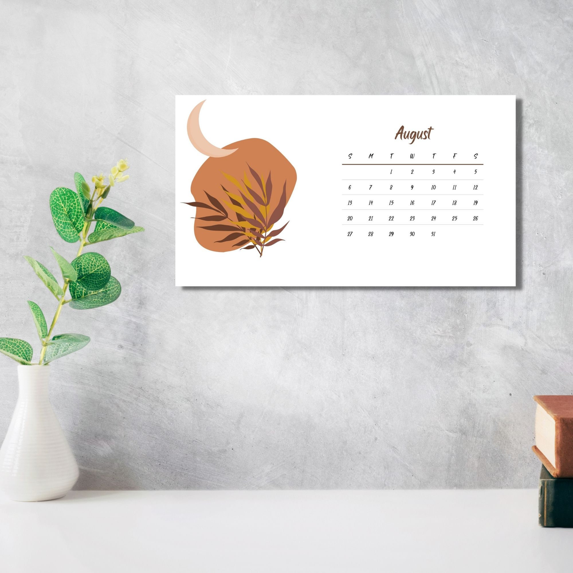 2023 Boho Printable Calendar Digital Download - Etsy