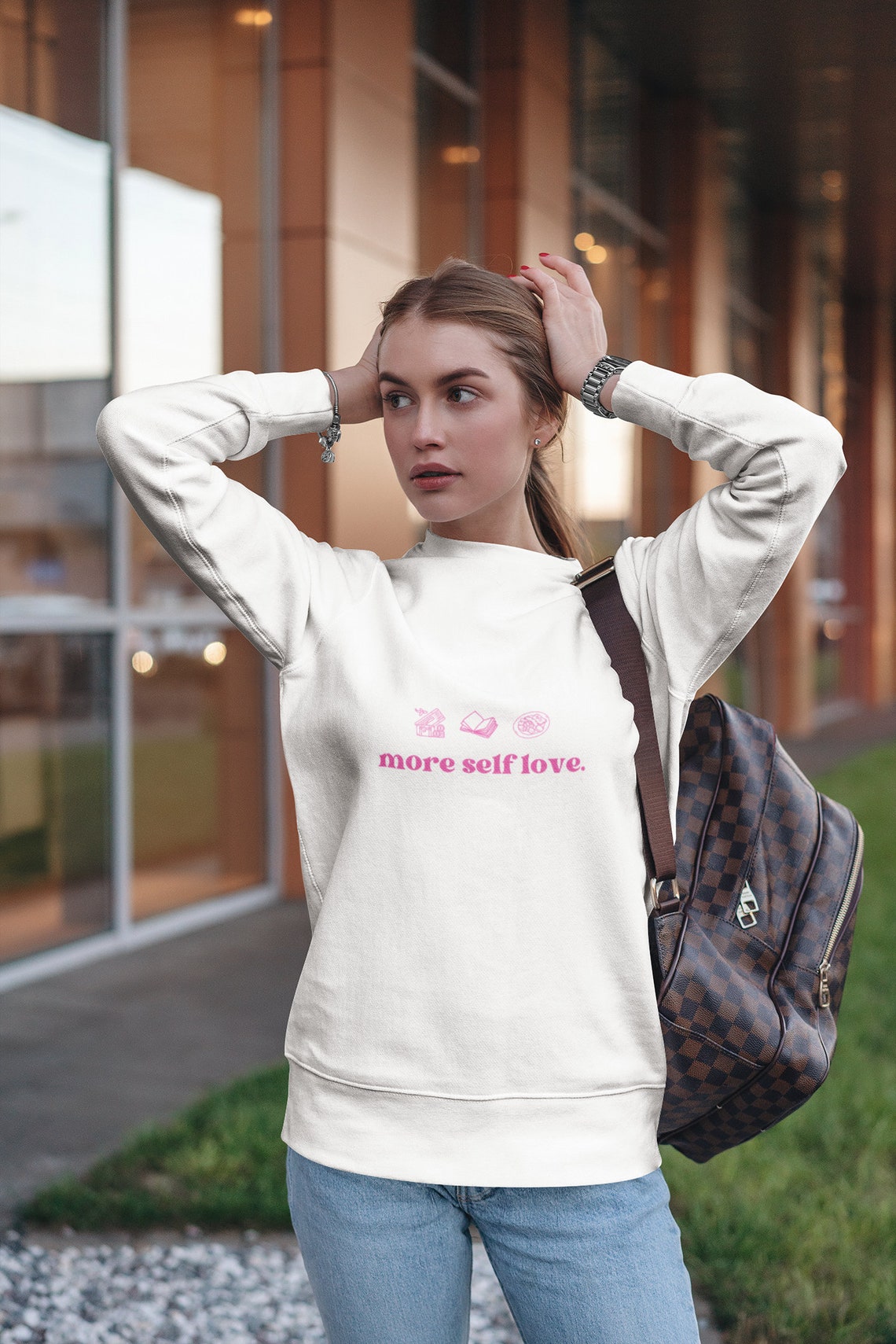Sweatshirt Motivation More Self Love Sweatshirt Positive Gift - Etsy