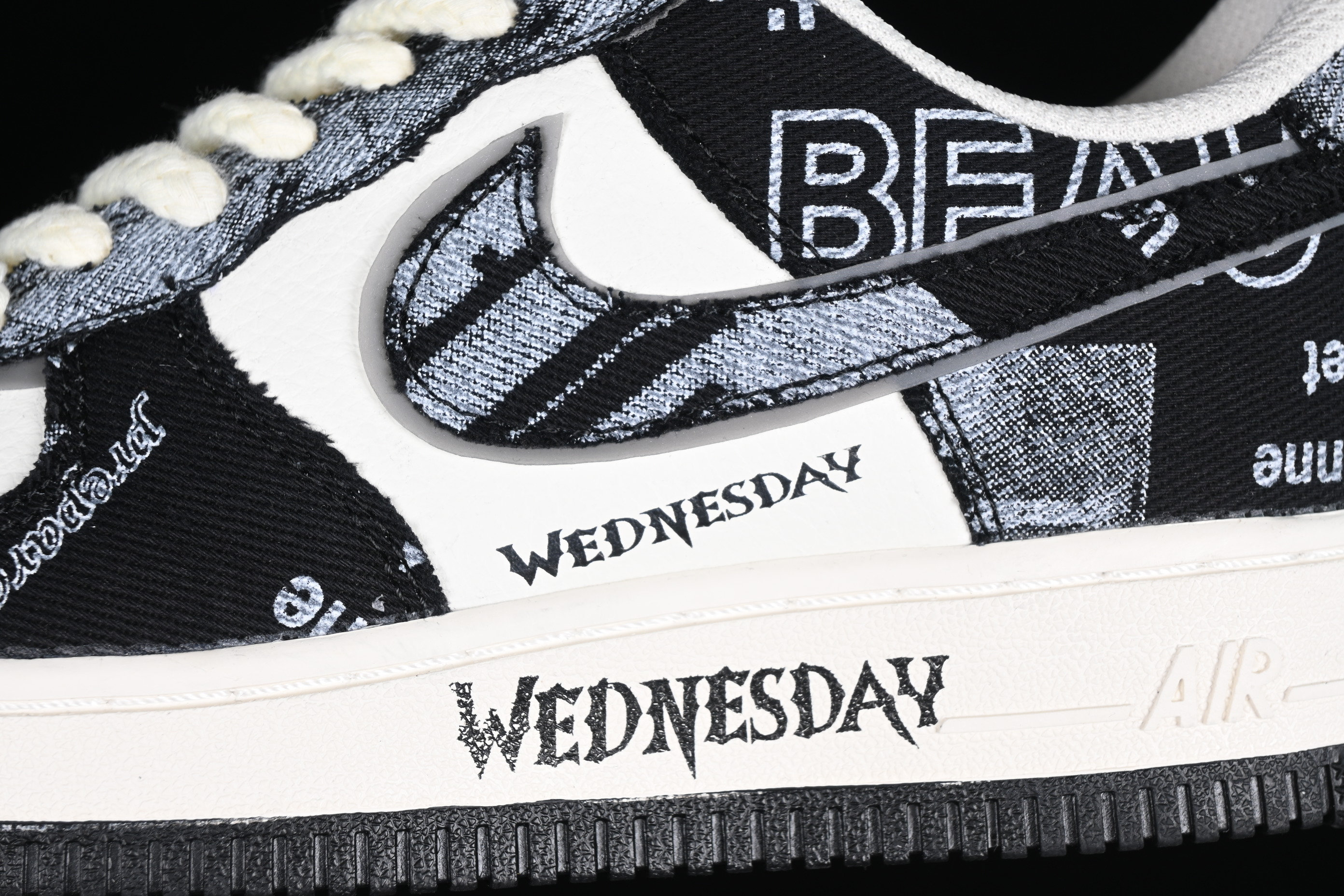 WEDNESDAY ADDAMS Custom Air Force One - Etsy