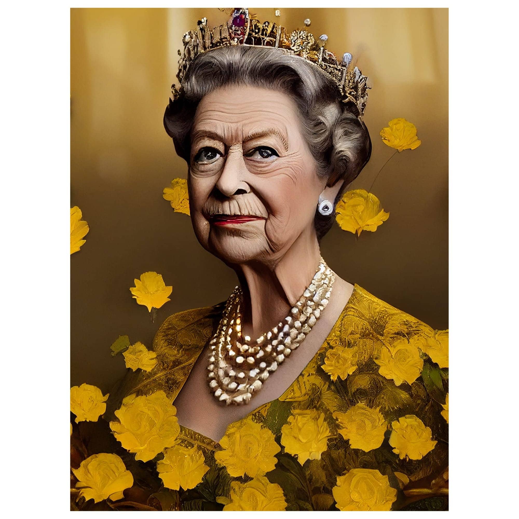 Portrait Of Queen Elizabeth II Png, RIP Queen Elizabeth II, Majesty ...