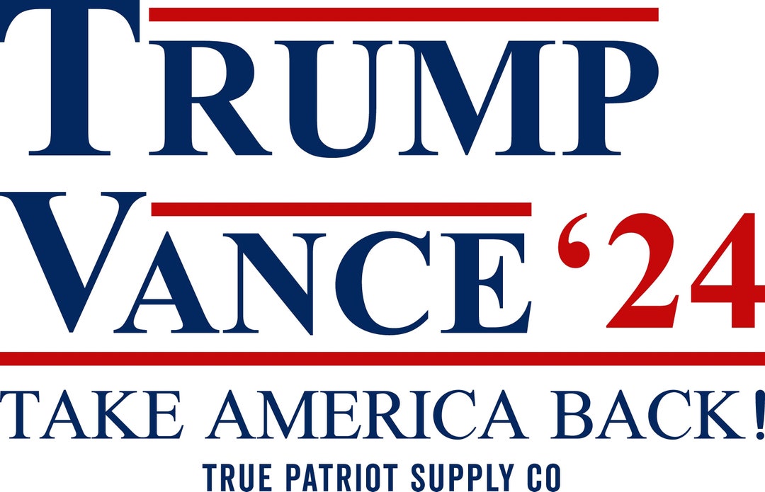 Trump Vance 2024 SVG, PNG, Republican, Conservative, Trump, JD Vance ...