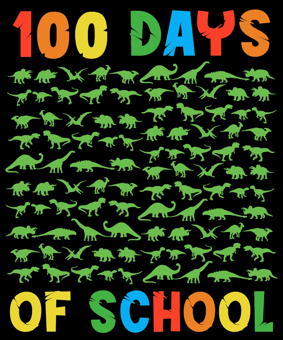 100th Day of School Dinosaur T Rex PNG, ,100 Days Smarter,happy 100 ...