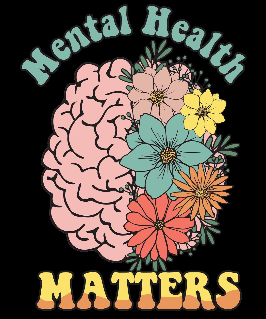 Mental Health Matters Sublimation Design Png Digital Download Etsy