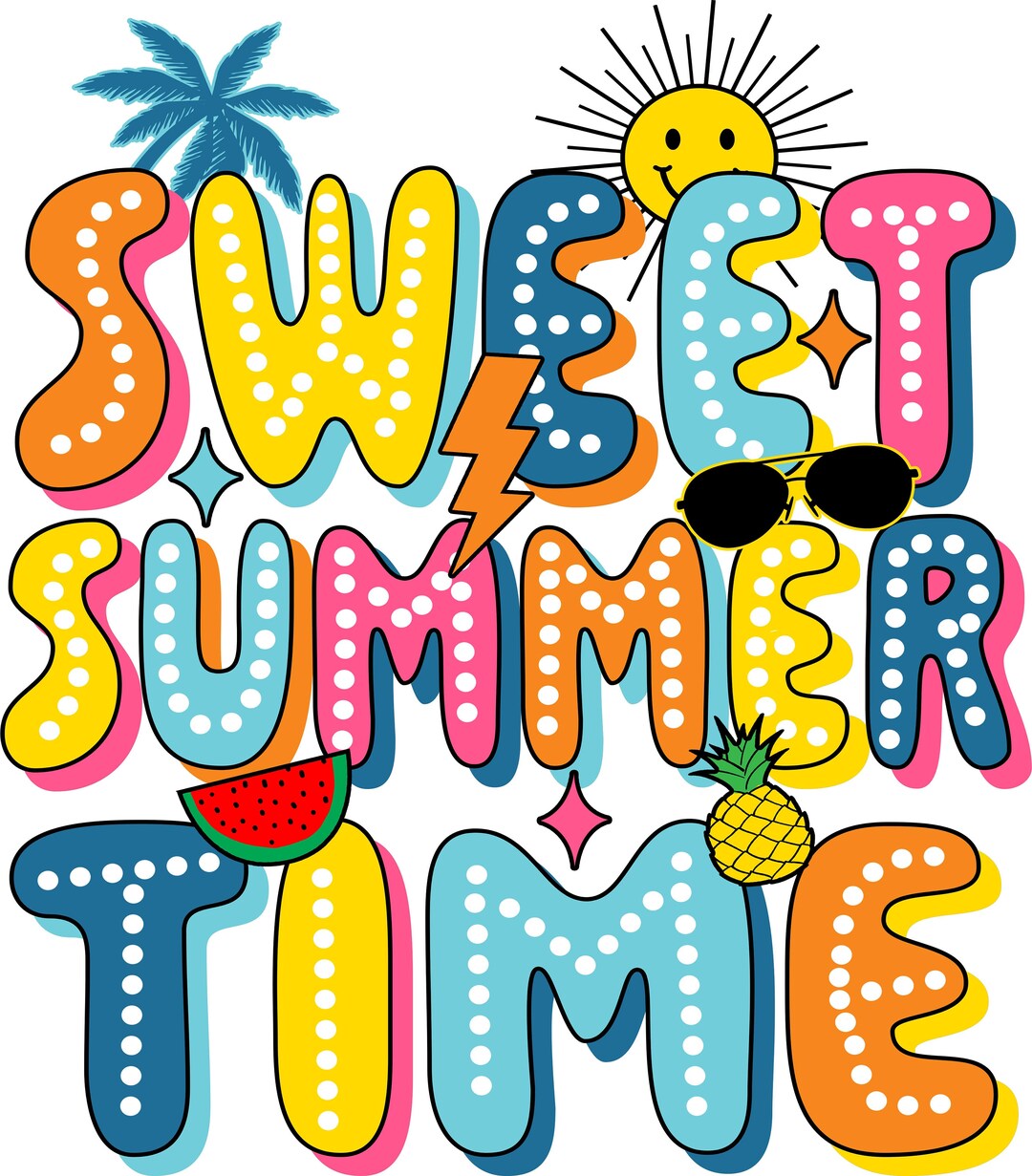 Sweet Summer Time PNG ,summer, Summer Vibes Png, Summer Vacation ,funny ...